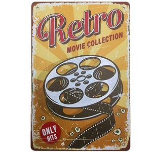 Wall Decor | New Metal Vintage Tin Sign Decorcinema Movie Retro Wall ...